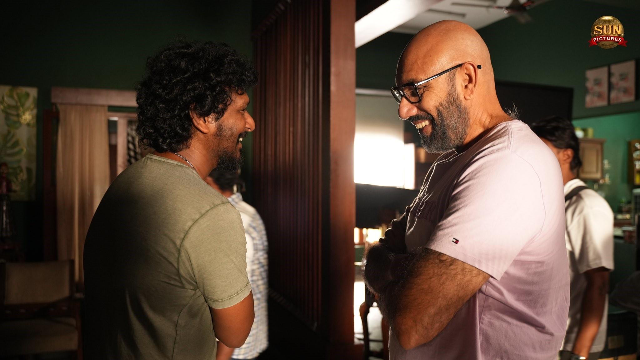 Coolie stills feat. Rajinikanth, Lokesh Kanagaraj, Aamir Khan, Nagarjuna, Upendra, Shruthi ...